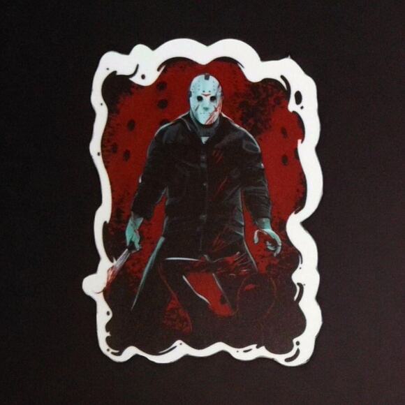 Unbranded | Design | Horror Movie Sticker Friday The 3th Jason Voorhees ...